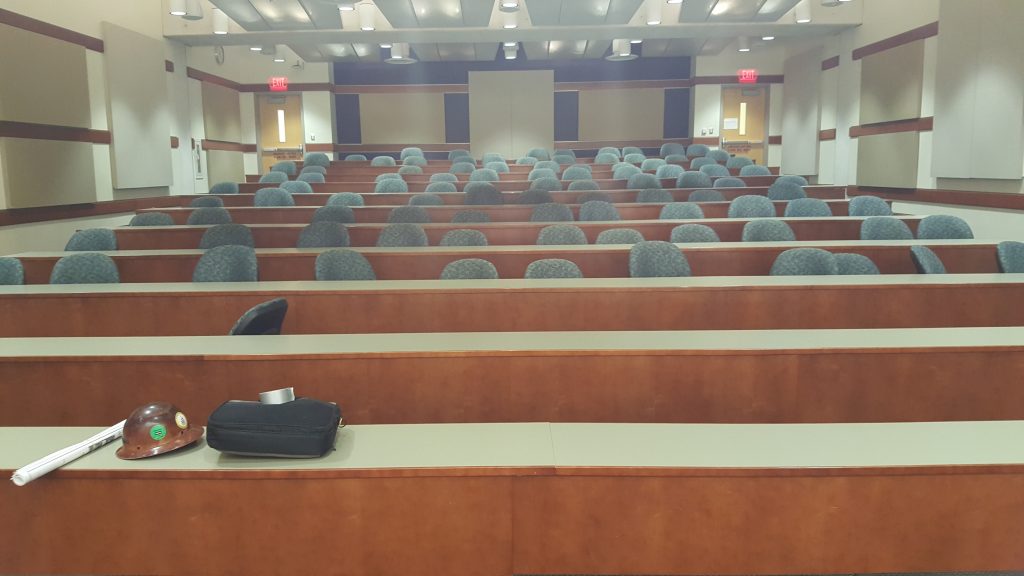 Renovation of the Library Auditorium Begins - Library Notes