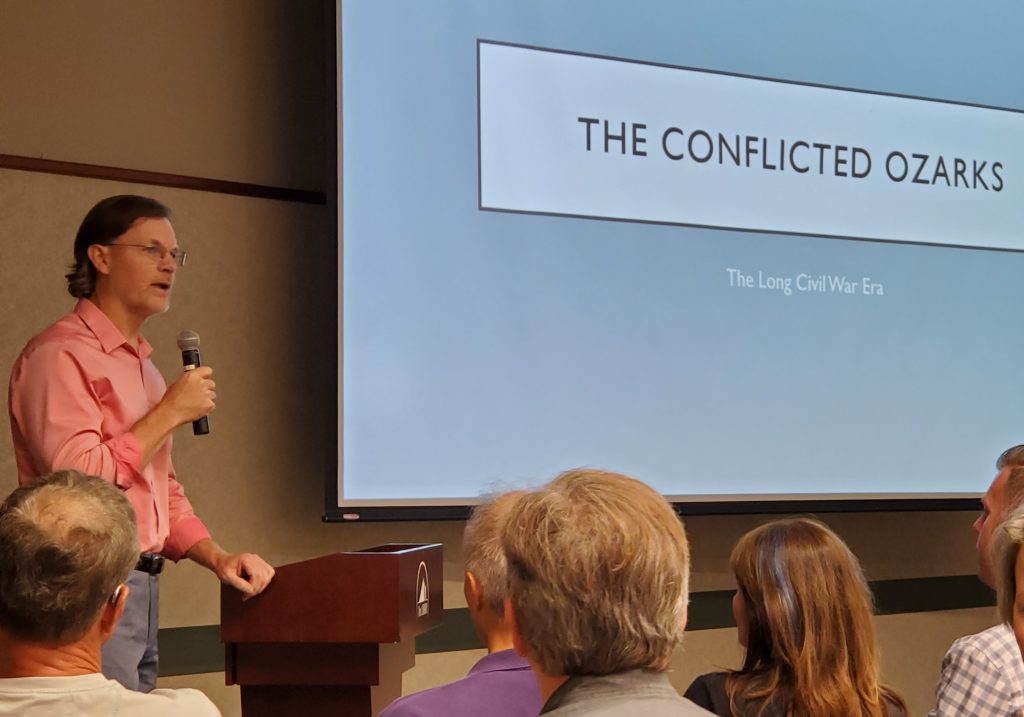 Talk by Brooks Blevins Draws Large Crowd - Library Notes