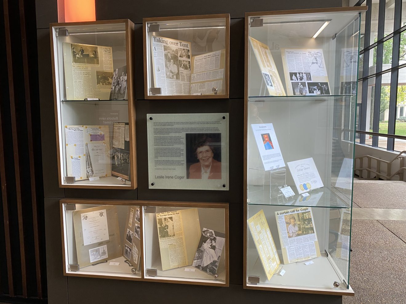 New Library Exhibit in Craig Hall Lobby - Library Notes